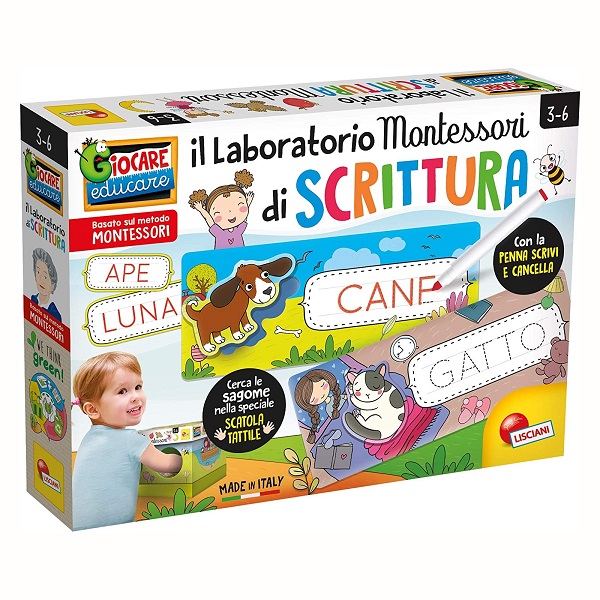 Lisciani - Montessori - Laboratorio di scrittura - Cartolibreria Gianna